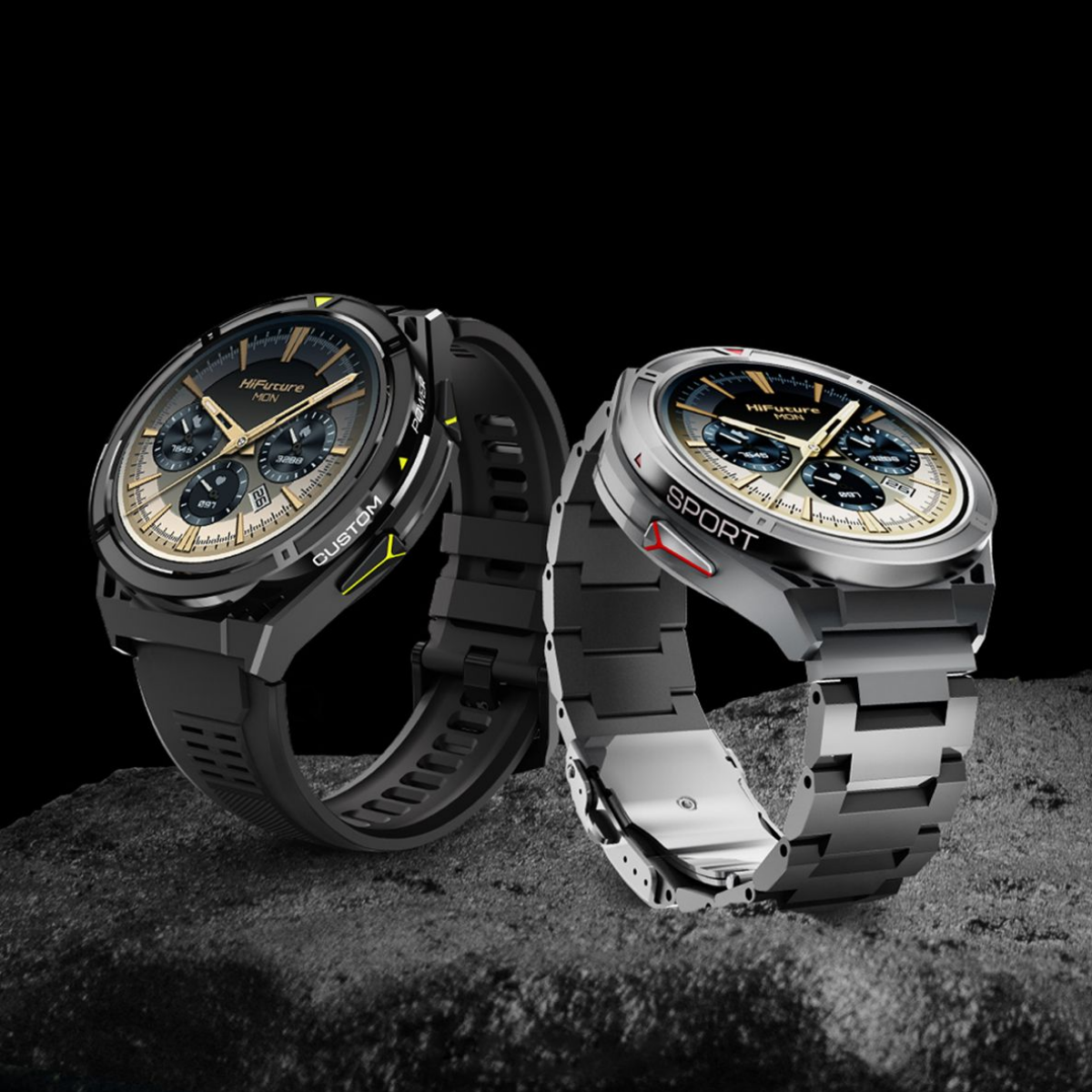 HiFuture ACTIVE GPS Smart Watch - Black Red - ACTIVE-BLACKRED | Mwave