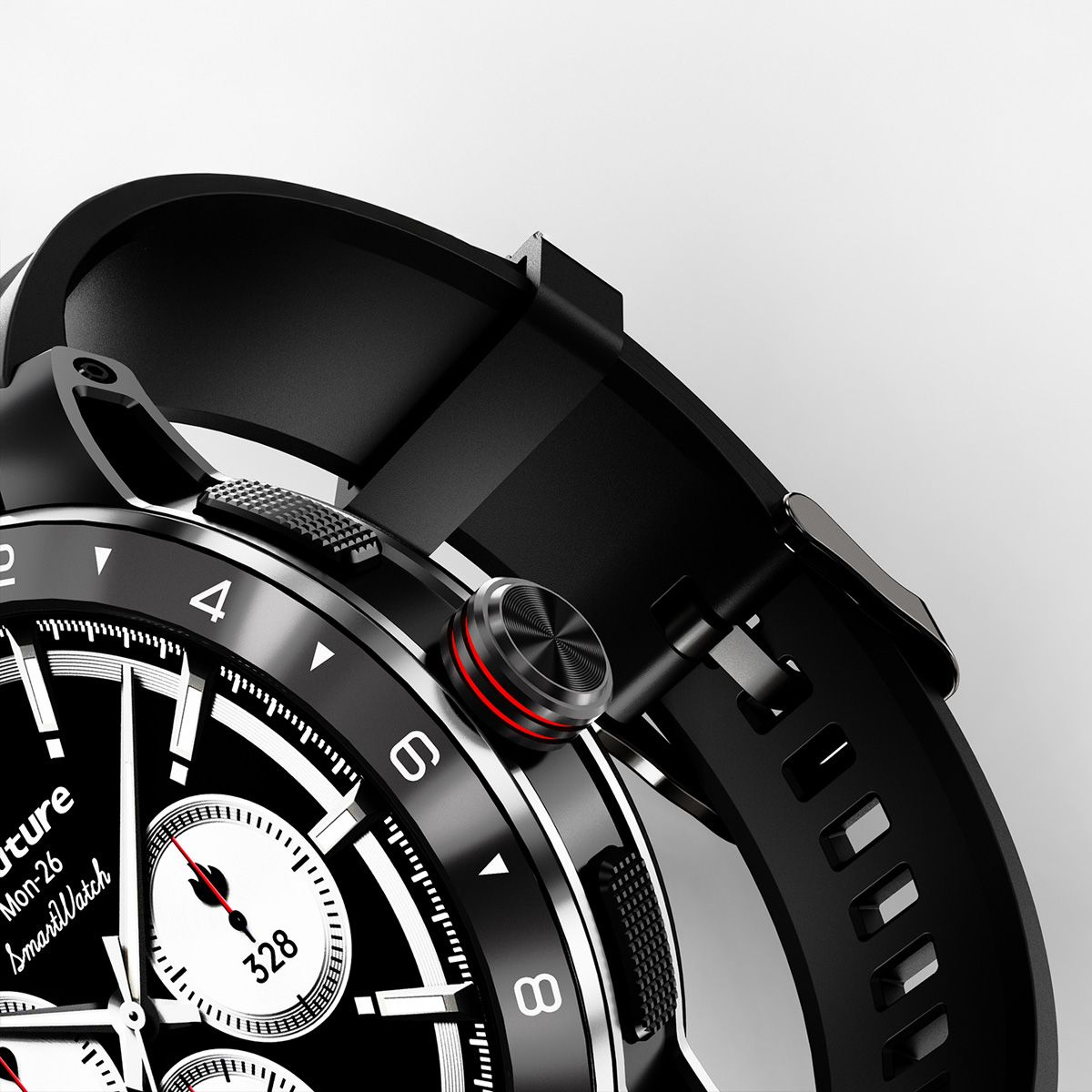 HiFuture FLEX2 Smart Watch - Black - FLEX2-BLACK | Mwave