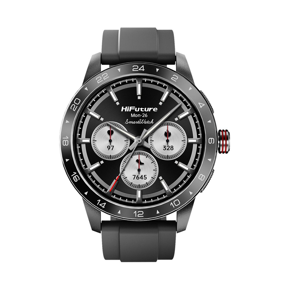 HiFuture FLEX2 Smart Watch - Black - FLEX2-BLACK | Mwave