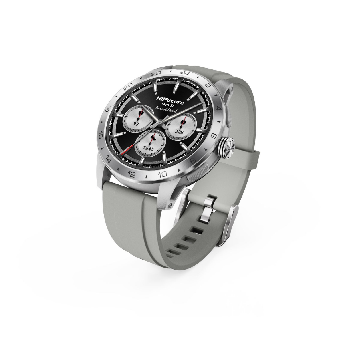 HiFuture FLEX2 Smart Watch - Silver - FLEX2-SILVER | Mwave