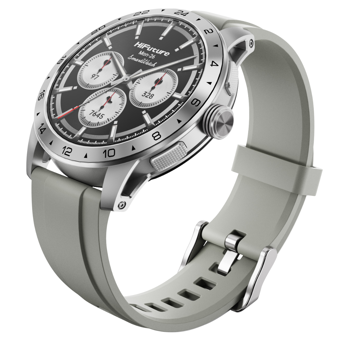 HiFuture FLEX2 Smart Watch - Silver - FLEX2-SILVER | Mwave