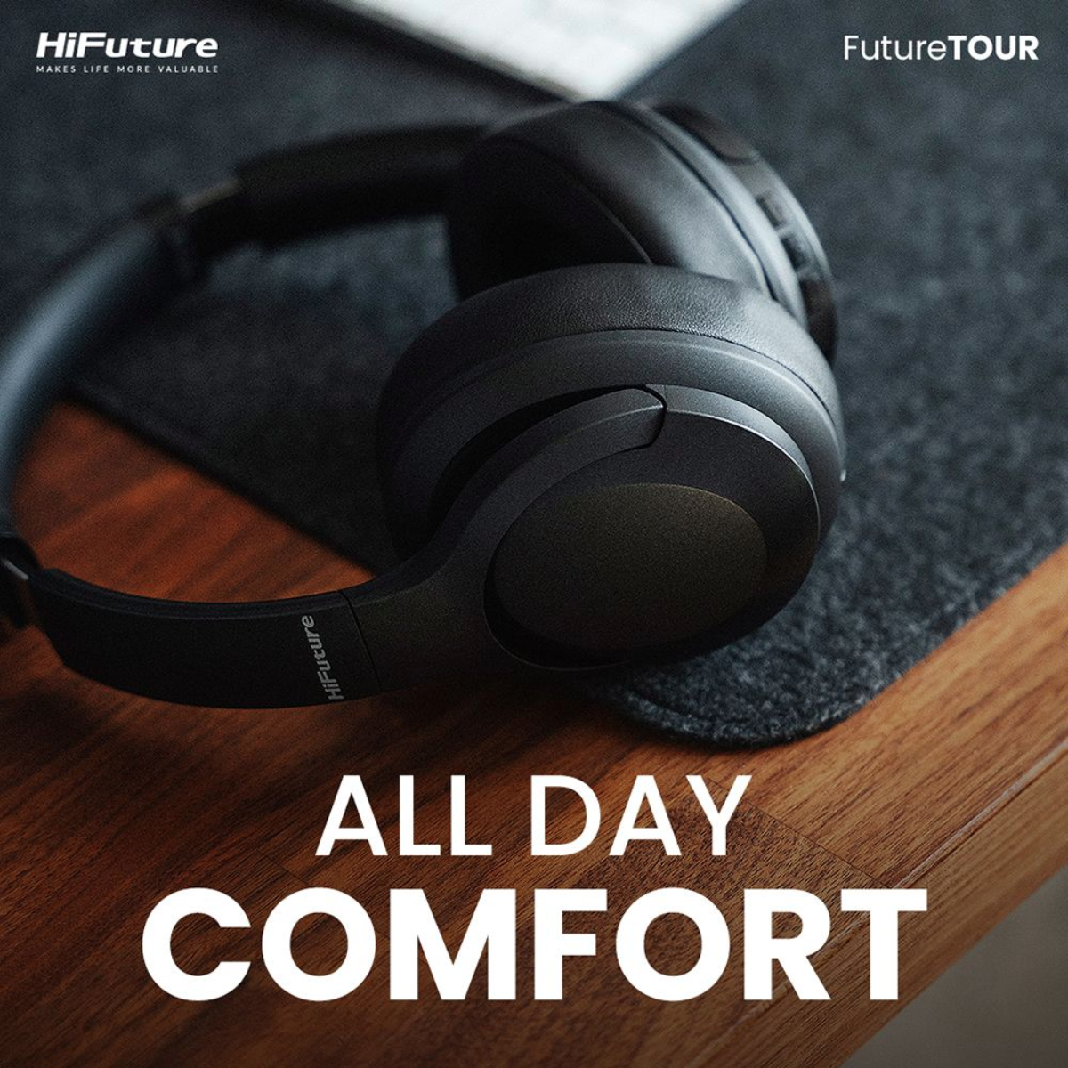Hifuture FutureTour Active Noise Cancelling Bluetooth Headphones - FUTURETOUR | Mwave