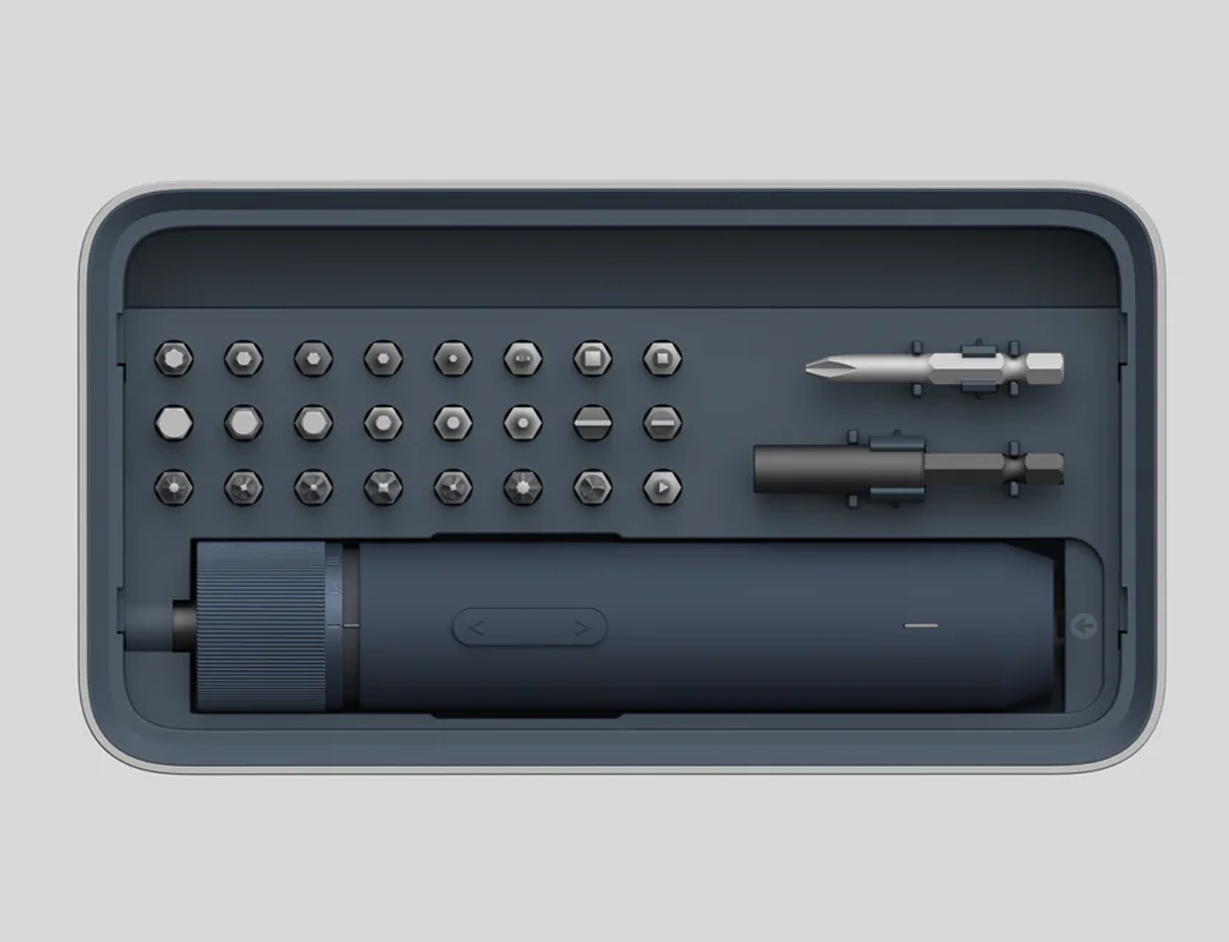 HOTO Electric 3.6V Cordless Screwdriver 25 S2-Steel Bits Set ...