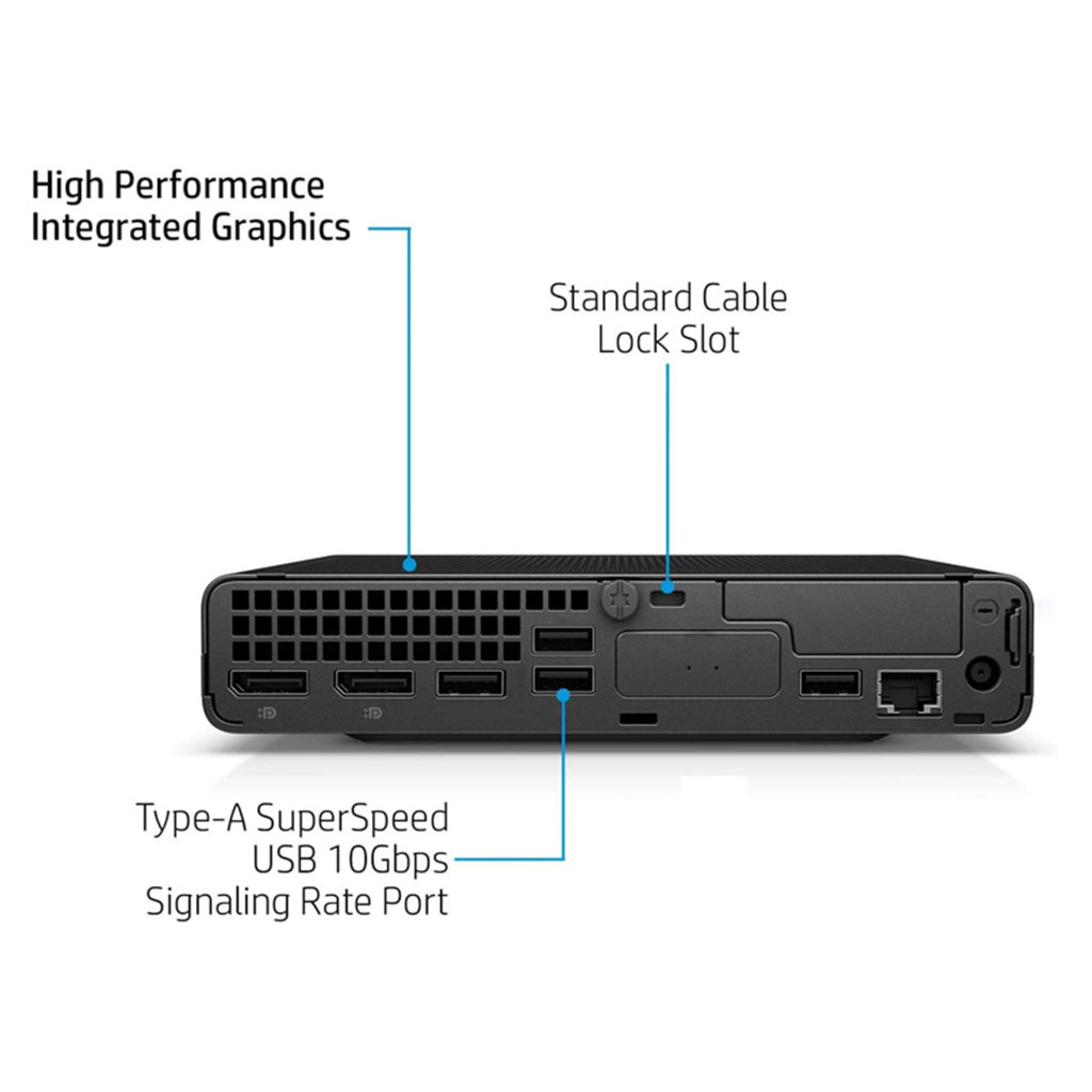 HP Elite 805 G8 Mini PC R5-5600GE 16GB 512GB WiFi + BT W11 Pro ...