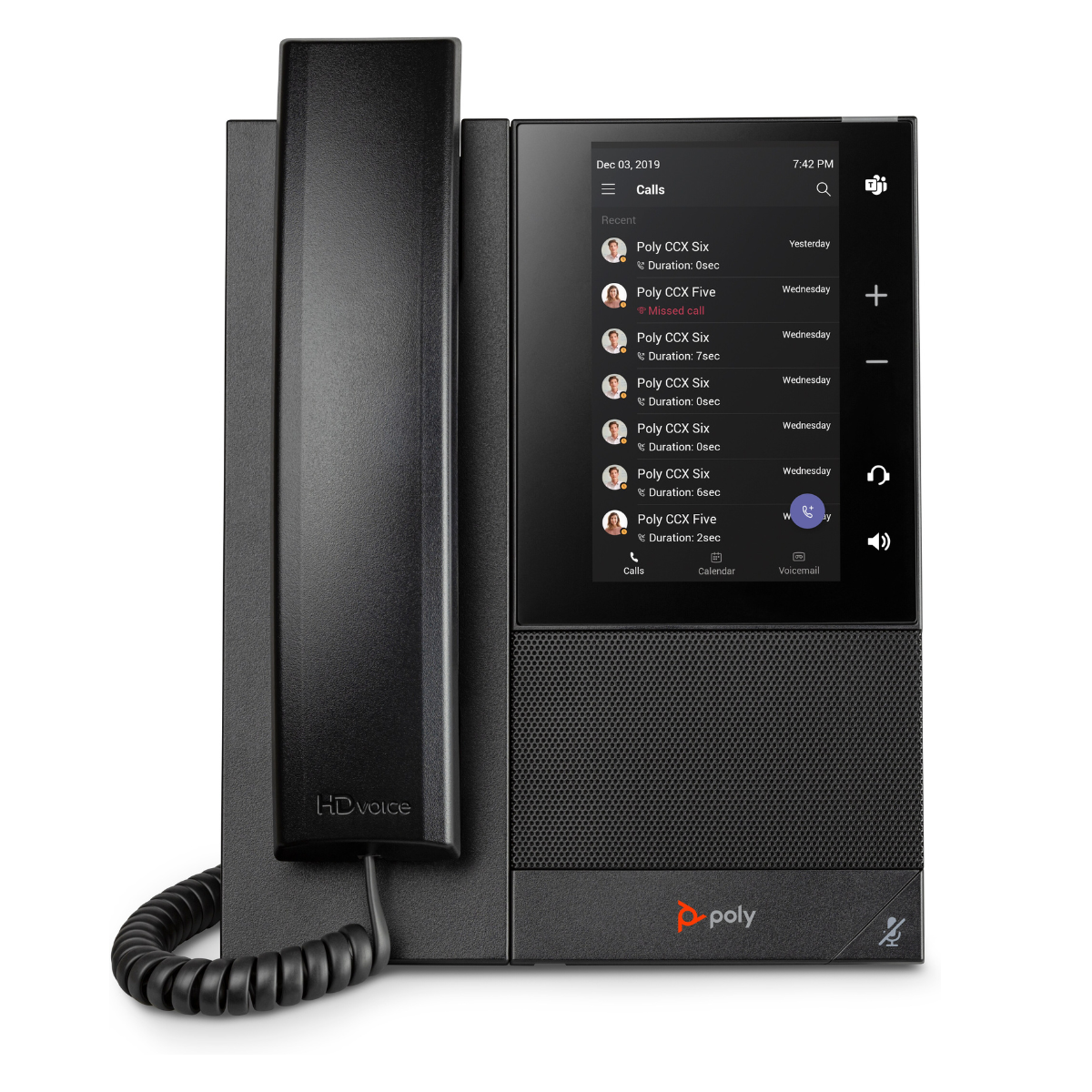 HP Poly CCX 505 Business Open SIP Media Phone - Microsoft Teams ...
