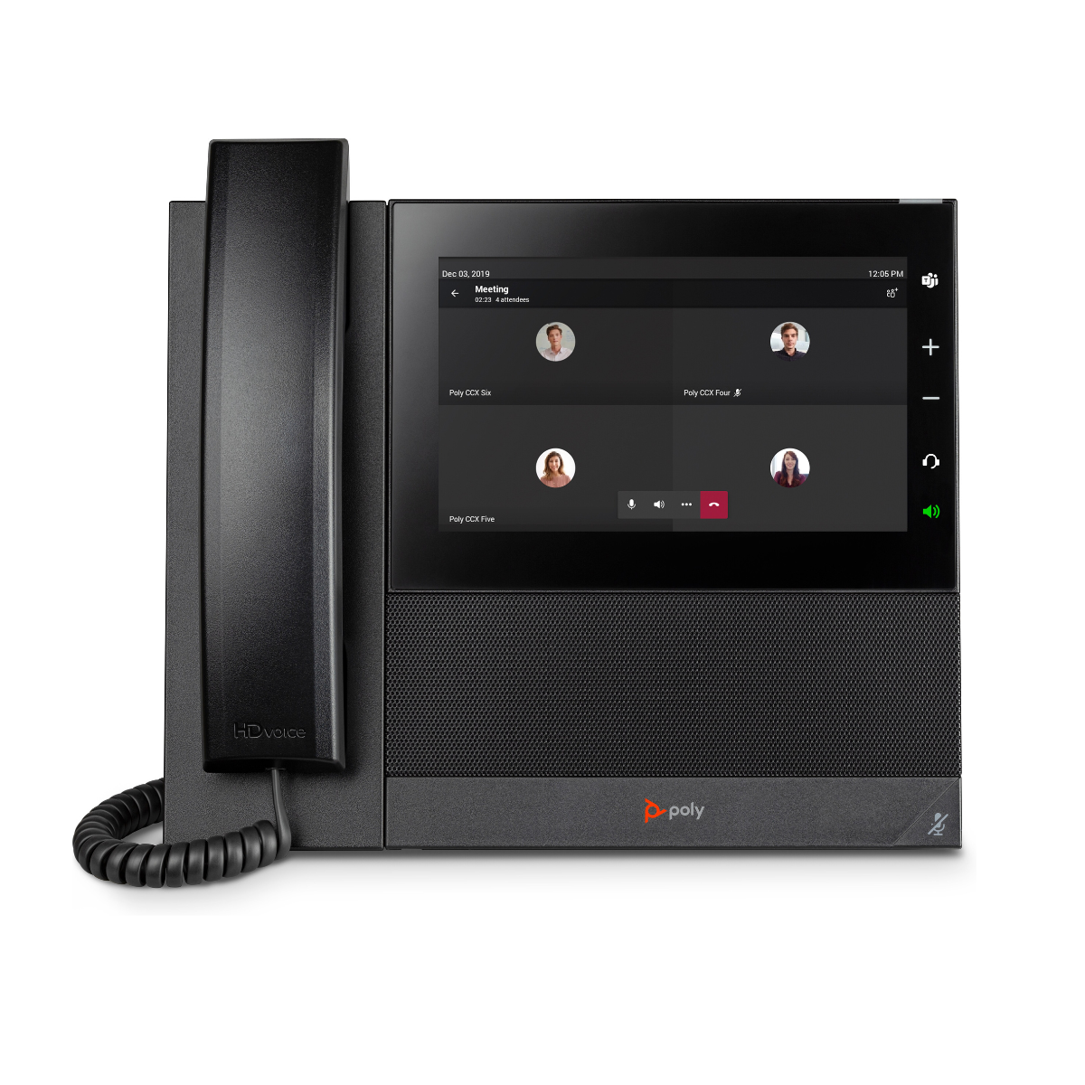 HP Poly CCX 600 Business Media Desk Phone - Microsoft Teams - 82Z84AA ...