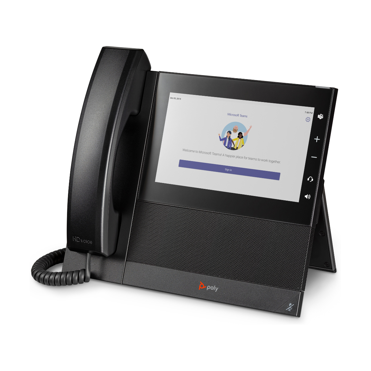 HP Poly CCX 600 Business Media Desk Phone - Microsoft Teams - 82Z84AA ...