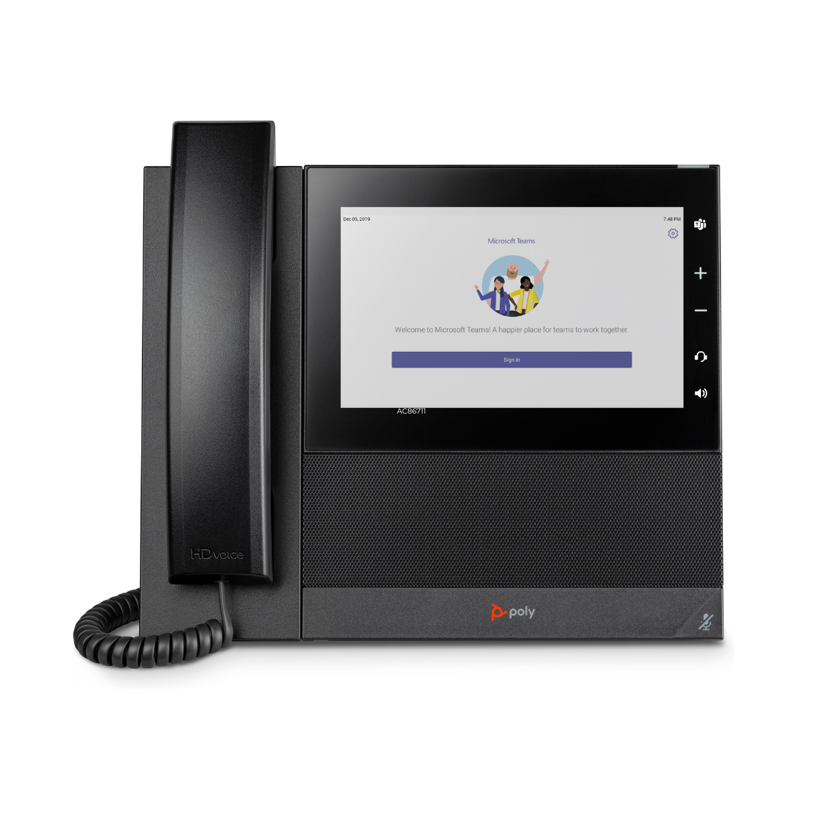 HP Poly CCX 600 Business Media Desk Phone - Microsoft Teams - 82Z84AA | Mwave