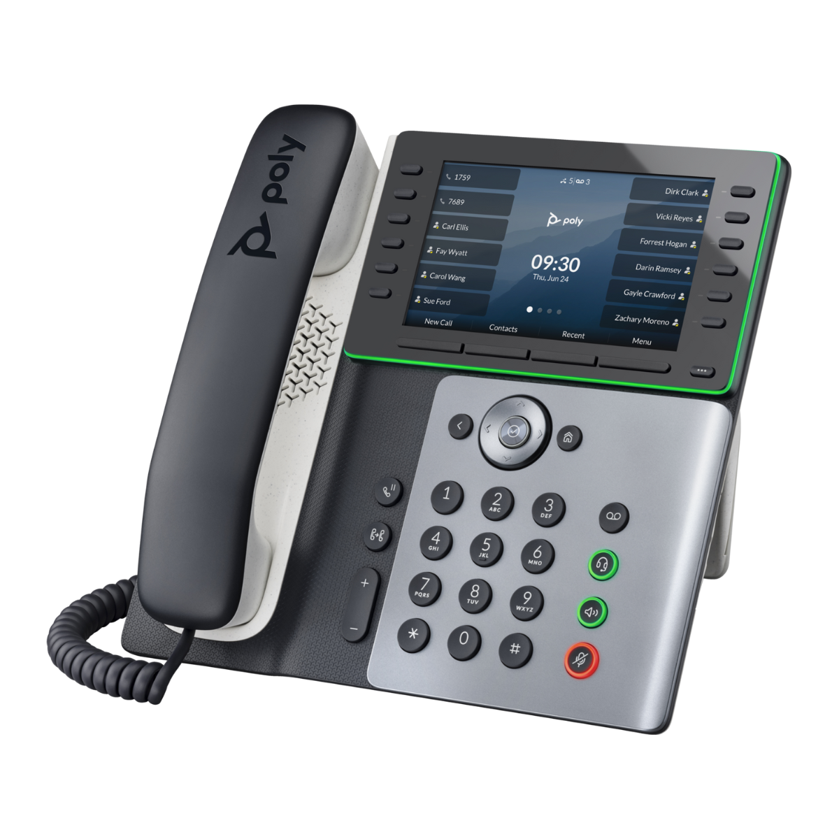 HP Poly Edge E500 IP Phone - PoE-enabled - 82M94AA | Mwave