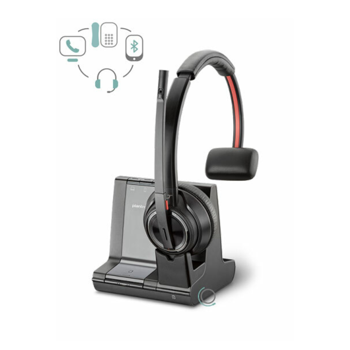 HP Poly Savi 8210 Office DECT Mono Headset - 8D3K5AA | Mwave