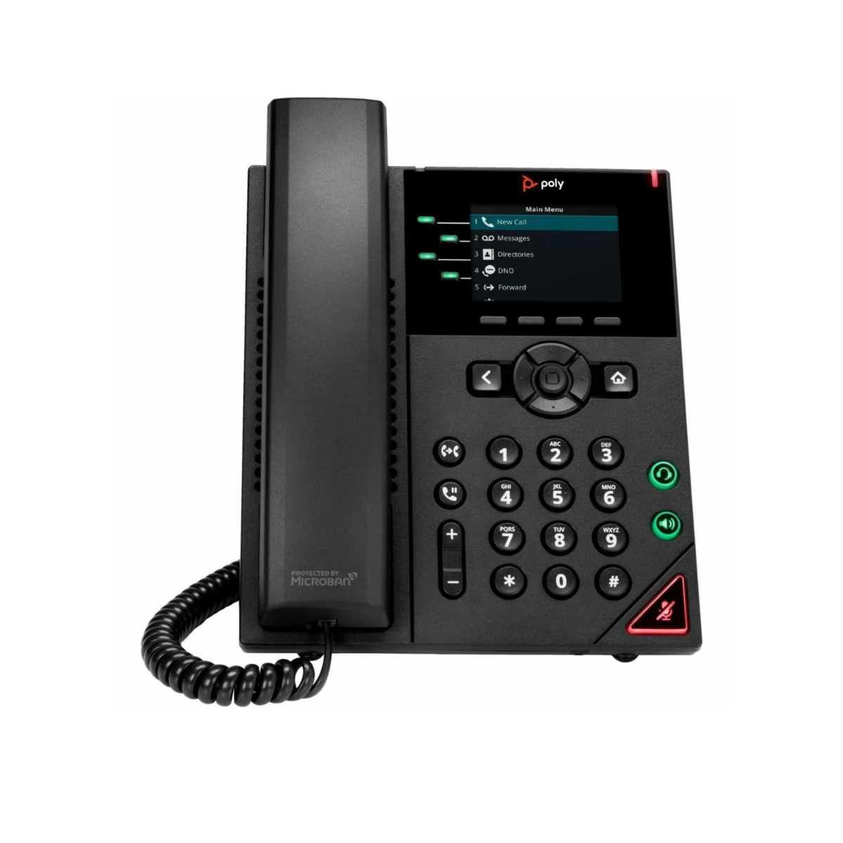 HP Poly VVX 250 4-Line IP Desk Phone - 89B62AA | Mwave