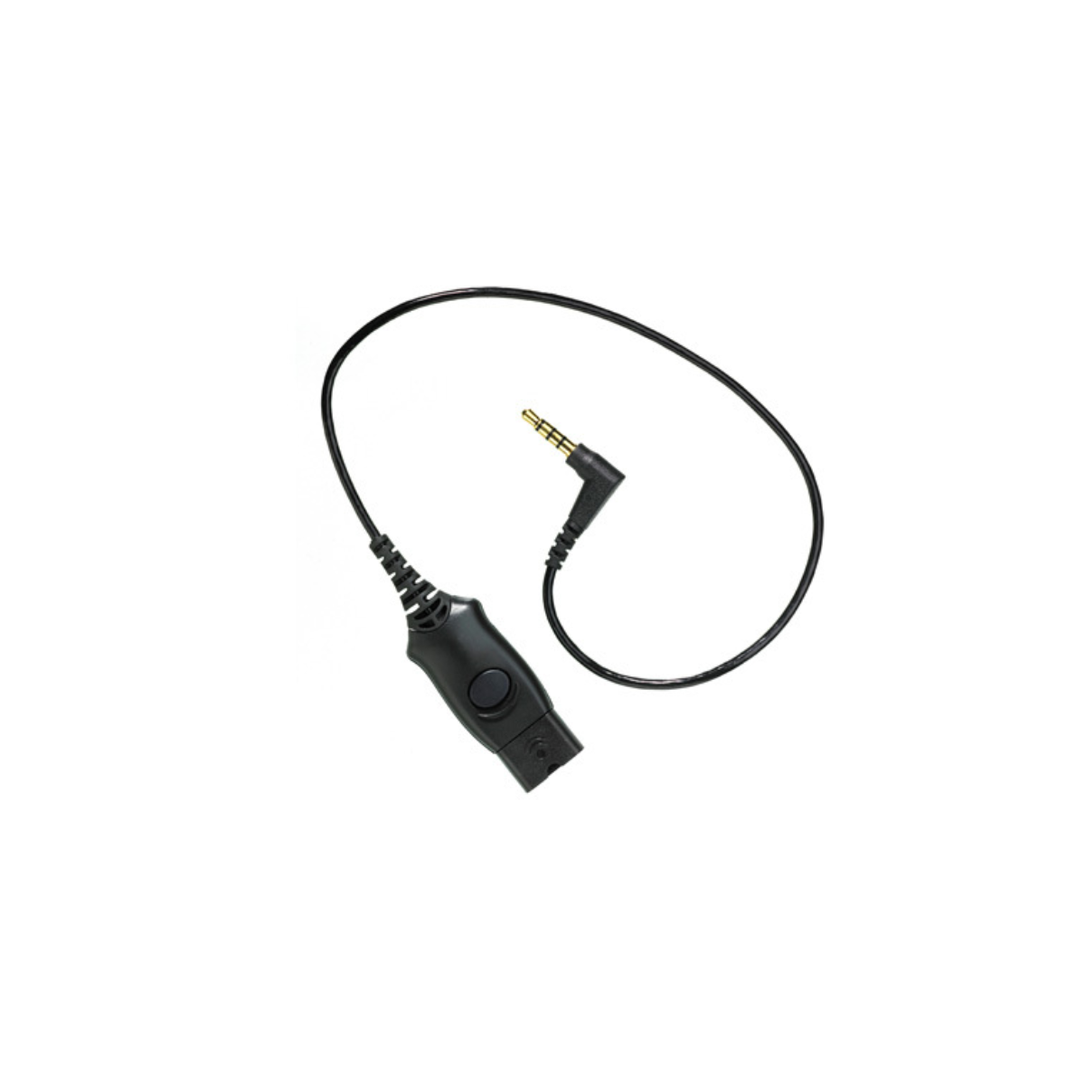 HP Poly/Plantronics MO300 3.5mm to QD Coiled Cable - 10ft - 920Q1AA | Mwave