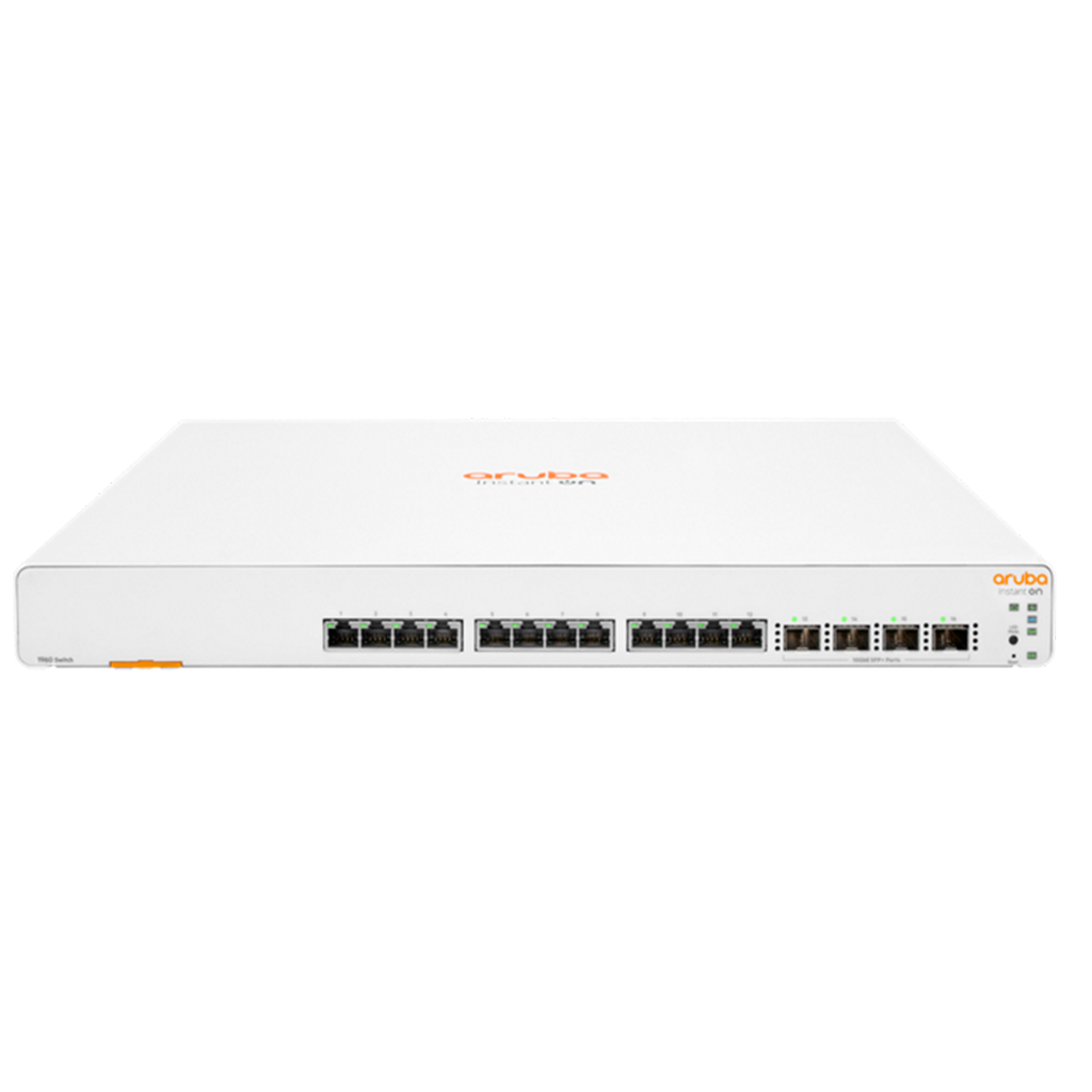 HPE Aruba Instant On 1960 12-Port 10GBT & 4-Port SFP+ Ethernet Switch ...