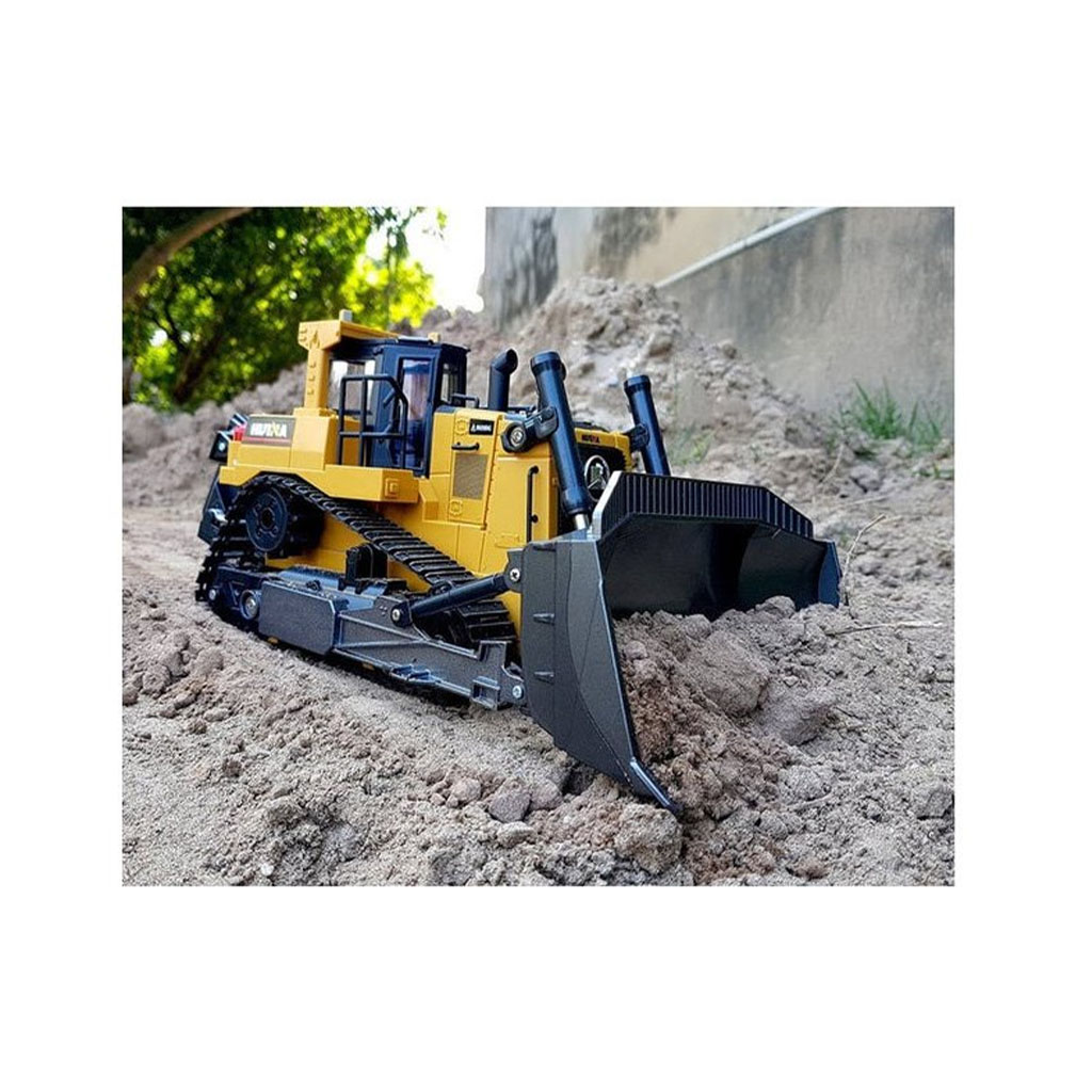 Huina 1554 Bulldozer 1:16 Scale Construction Toy Remote Control - 1554 ...