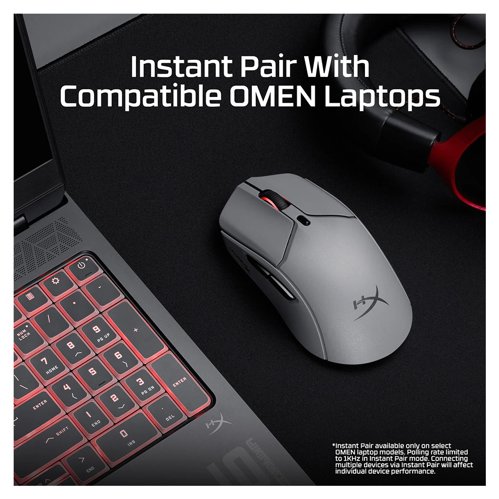 HyperX Pulsefire Haste 2 Pro 4K Wireless Optical Gaming Mouse - Grey ...