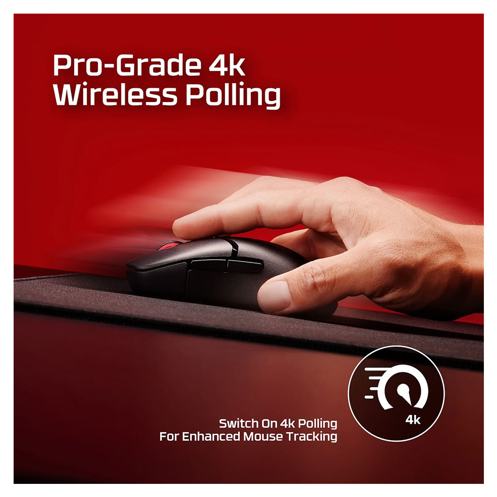 HyperX Pulsefire Saga Pro Wireless Optical Gaming Mouse - Black ...