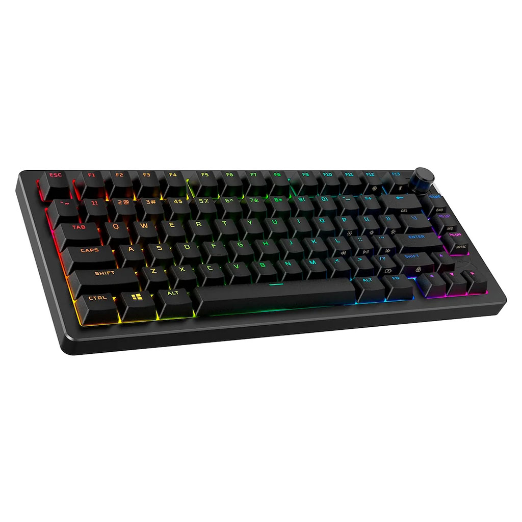 HyperX Rise 75 Hot-Swappable Wireless RGB Mechanical Gaming Keyboard ...