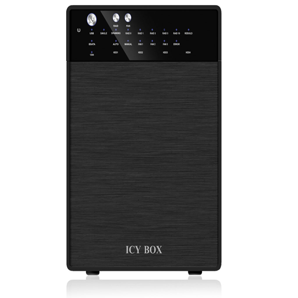 ICY BOX IB-RD3640SU3 External 4-Bay 3.5" SATA w/ USB 3.0 and eSATA RAID ...