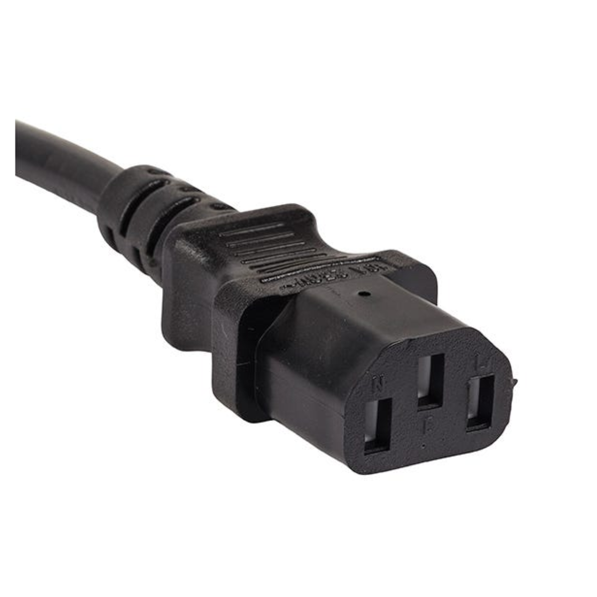 IEC C13 - C14 Extension Cord 1m M-F | Black 10A - 011.180.1001 | Mwave