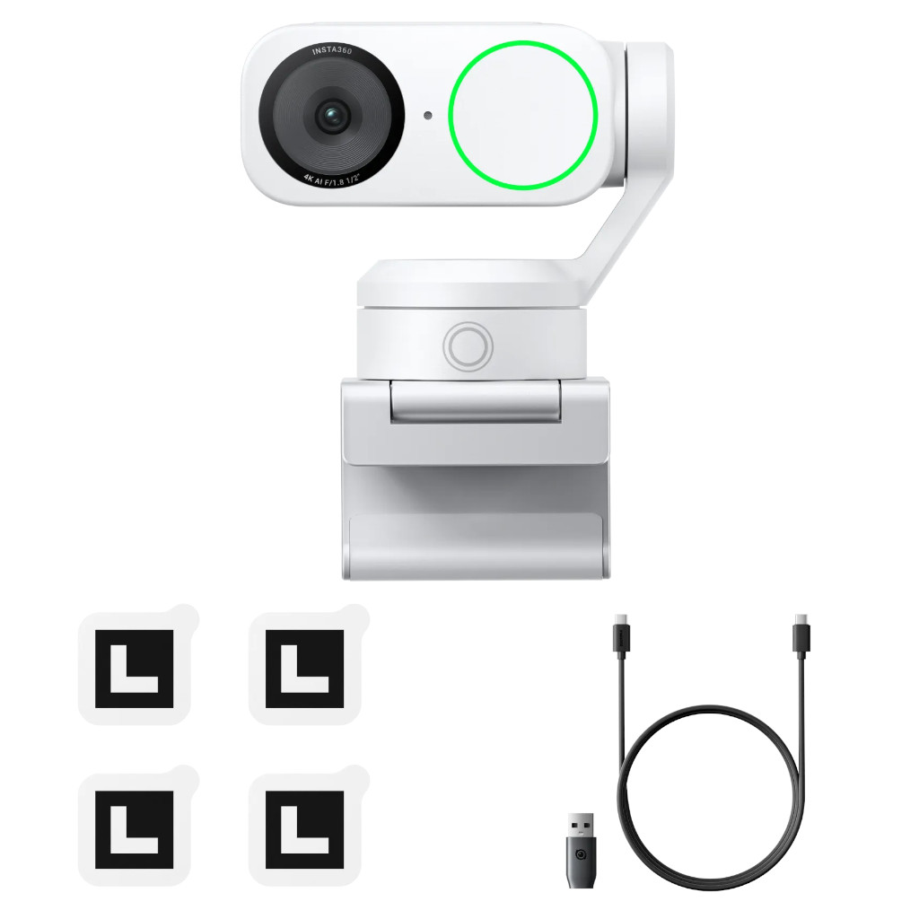 Insta360 4K All-In-One Video Conference Camera+Speaker System (Link2 ...