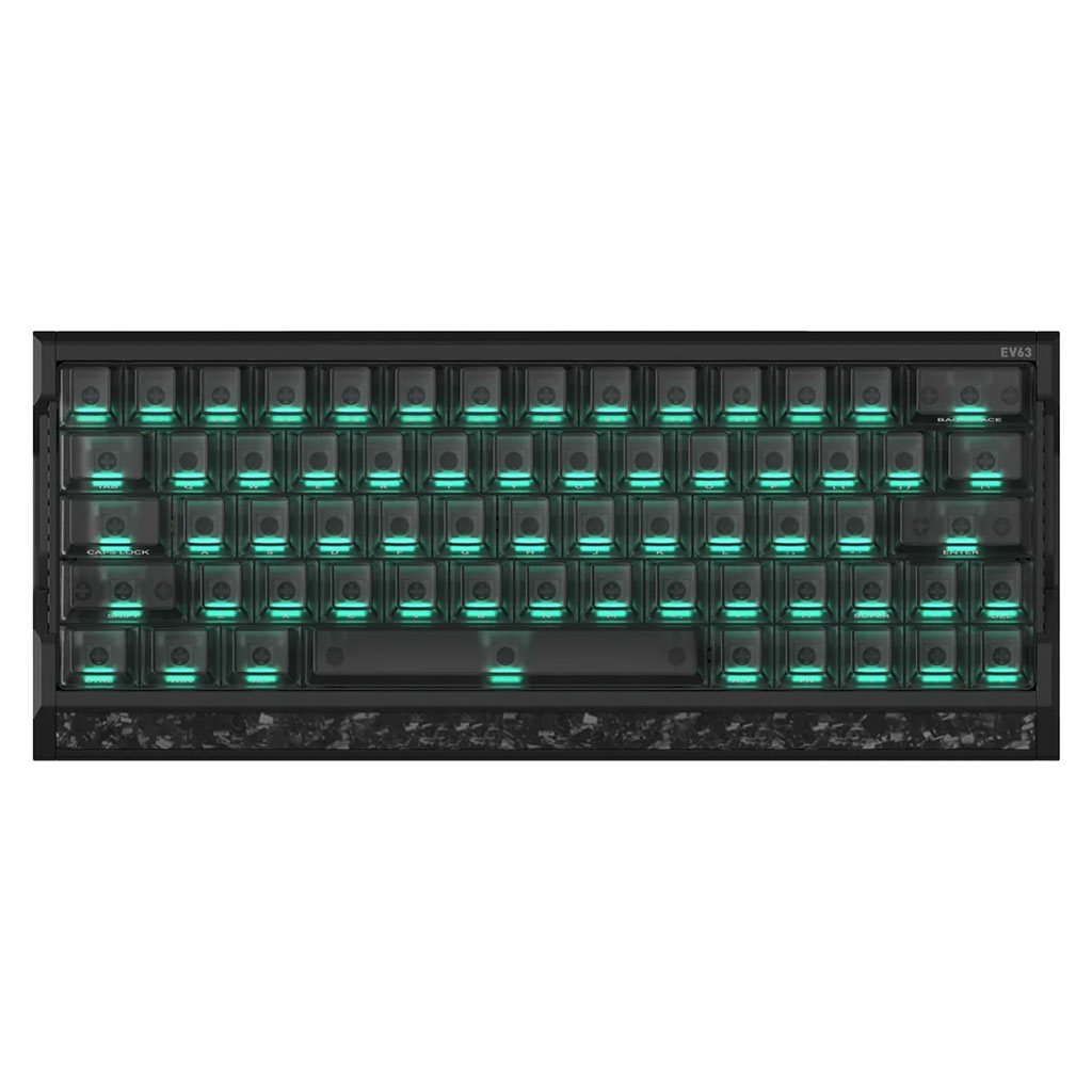 IQUNIX EV63 Hall Effect 8K RGB Wired Dark Side RS Gaming Keyboard - Magnetic X Pro Switch ...