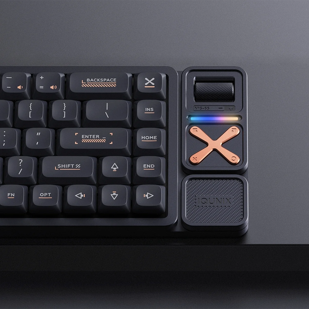 IQUNIX Magi65 Pro Black Low Profile Aluminum Wireless Mechanical ...