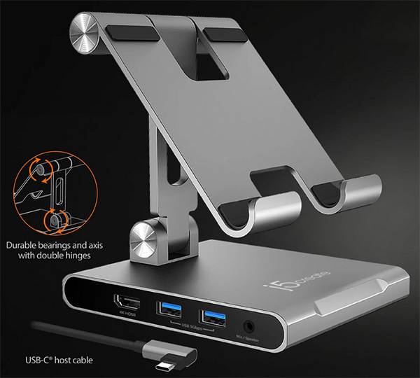 J Create Jts In Docking Station With Stand Pd W Pass Through Jts Mwave
