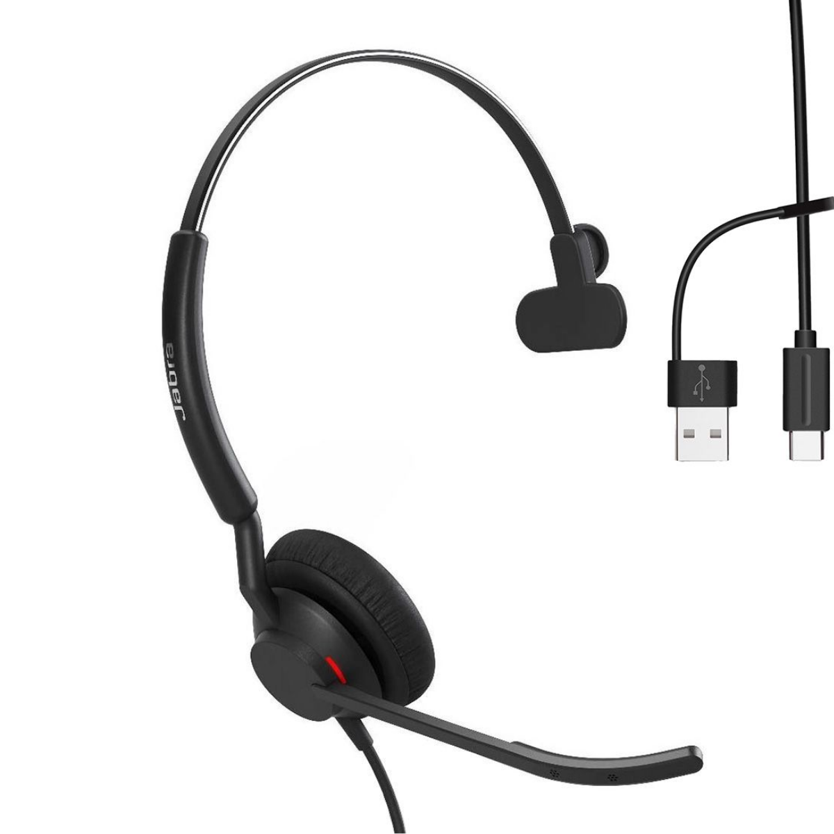 Jabra Engage 50 II MS Mono Headset w/ Link Controller - USB-C/A - 5093 ...