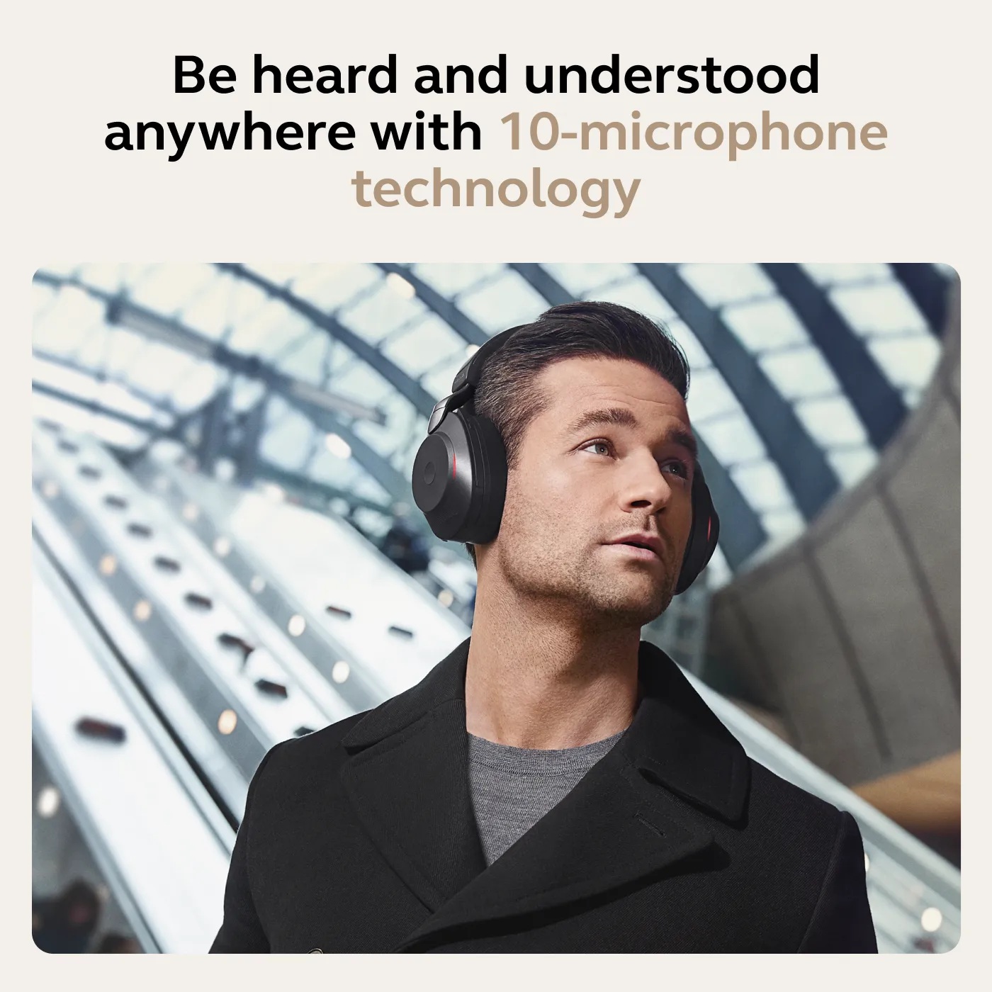 Jabra Evolve2 85 UC Active Noise Cancelling Bluetooth Headphones w ...