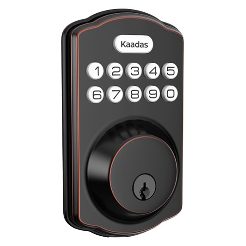 Kaadas KS01 Keypad Deadbolt Smart Lock Oil Rubbed Bronze - KS01-B | Mwave