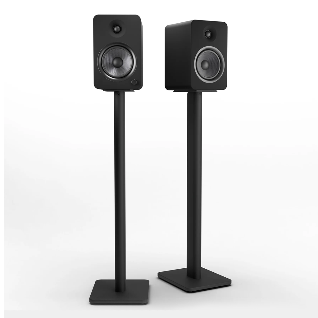 Kanto YU6 200W Powered Bookshelf Bluetooth Speakers with SP32PL Black ...