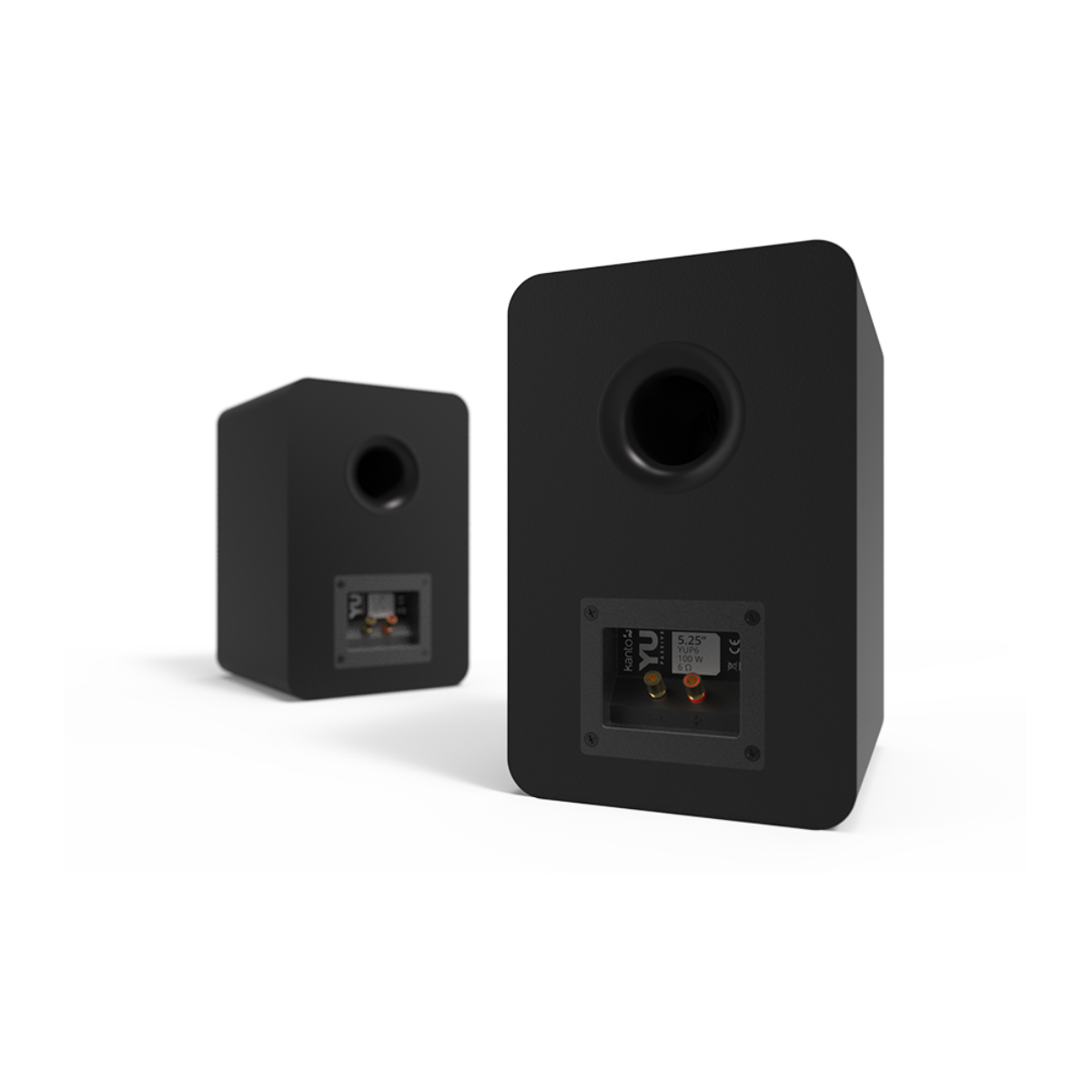 Kanto YU Passive 5.25" Speakers - Black - Pair - KO-YUP6 | Mwave