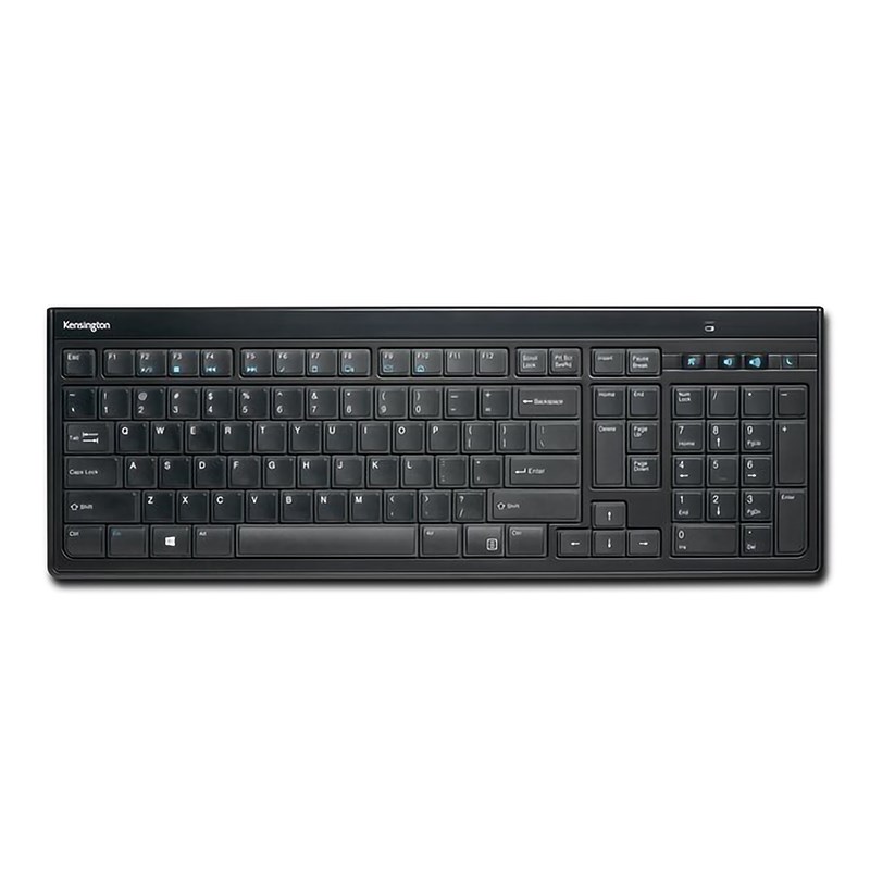 Kensington Slim Type Wireless Keyboard - Black - K72344US | Mwave