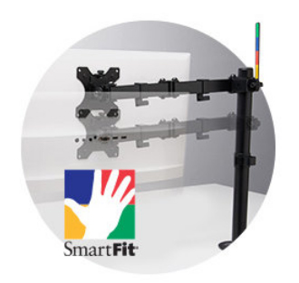 Kensington SmartFit Ergo Dual Extended Monitor Arm - Up to 32 ...