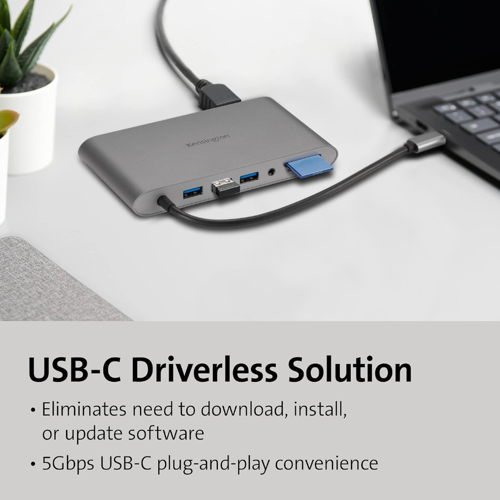 Kensington UH1440P USB-C Dual Display Docking Station with 85W Pass ...