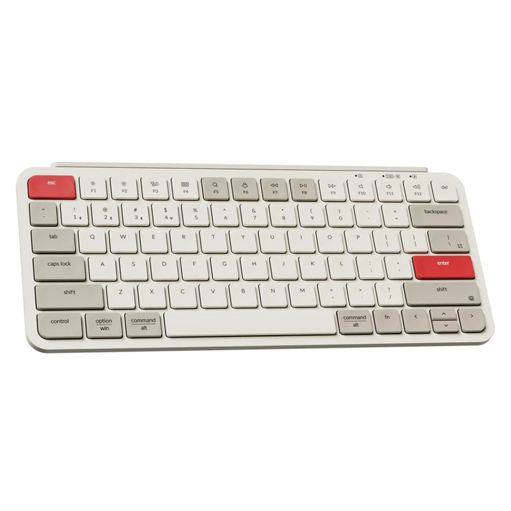 Keychron B1 Pro Ultra-Slim Wireless Keyboard - Retro Red - KBKCB1PK13 ...