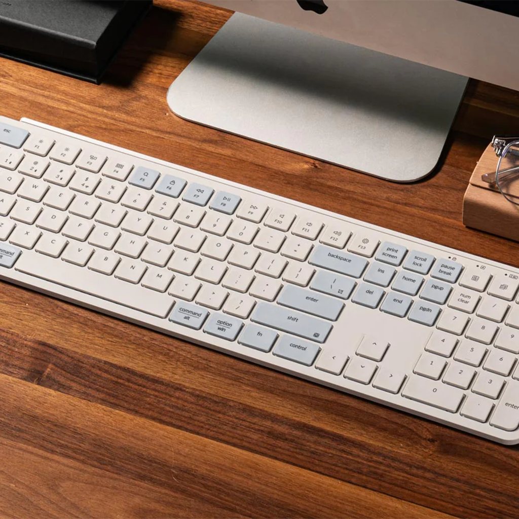 Keychron B6 Pro Ultra-Slim Wireless Keyboard - Retro Blue - KBKCB6PK11 ...
