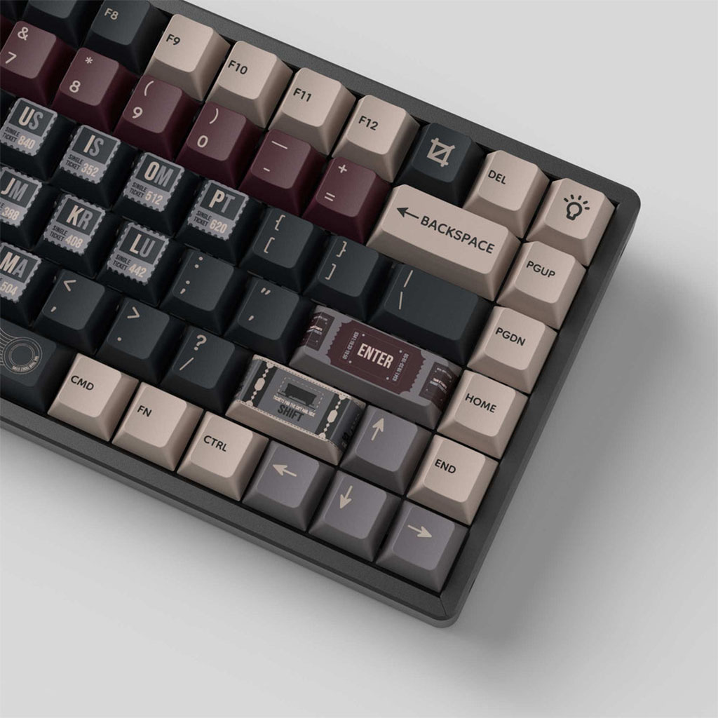 Keychron Cherry Profile Dye-Sub PBT Full Keycap Set - Vintage Stamp ...