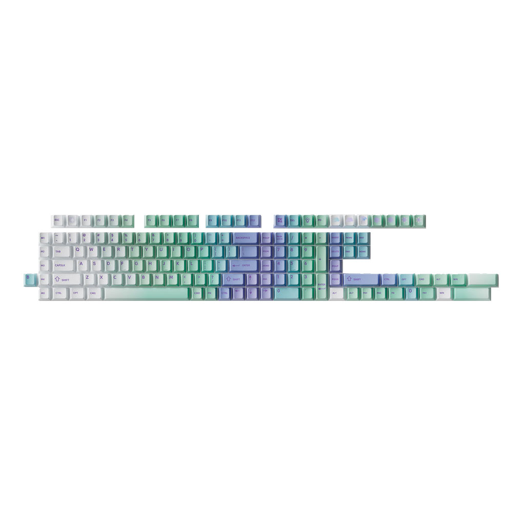 Keychron Cherry Profile Dye-Sub PBT Full Keycap Set - Cloud and Snow ...