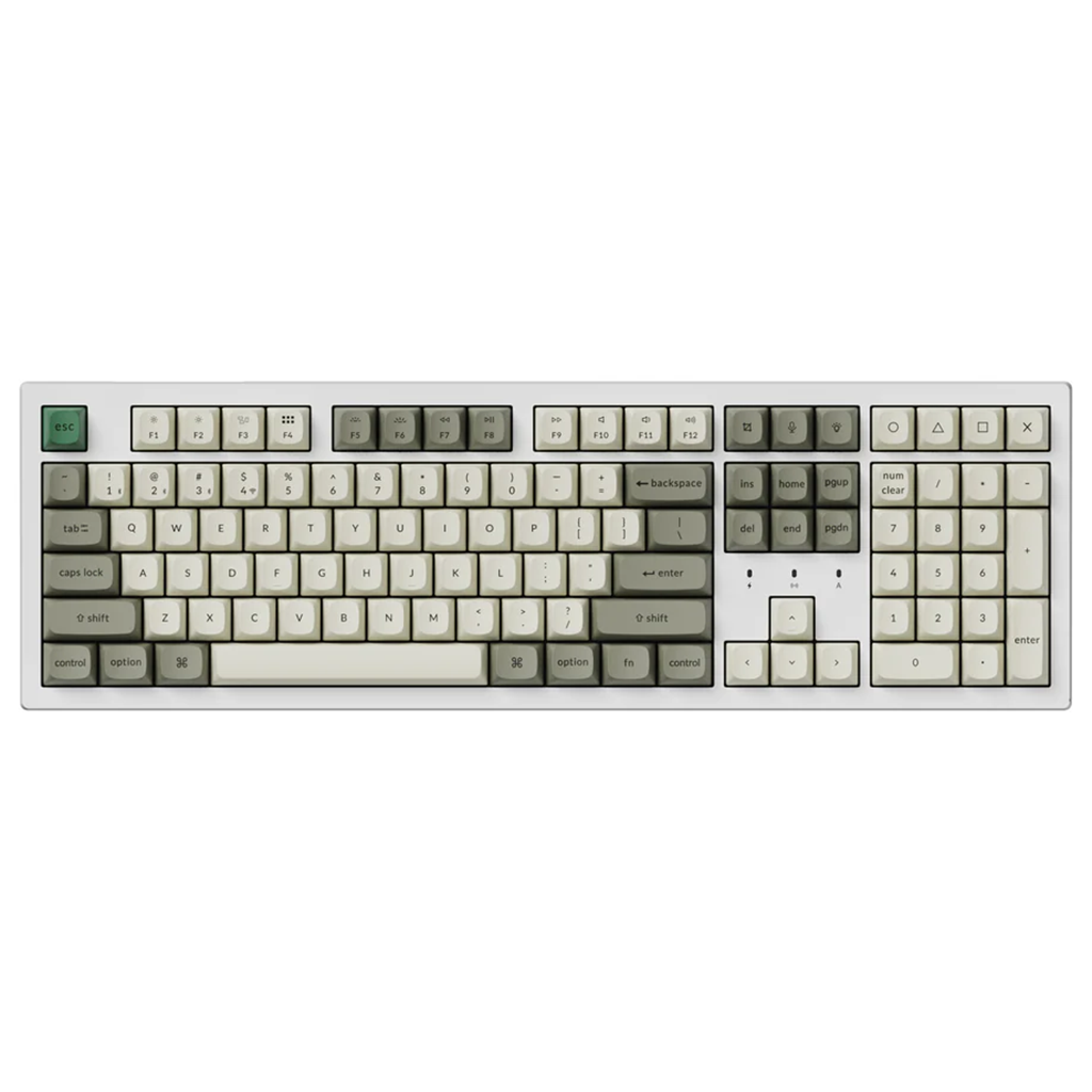 Keychron K10 Max White Hot-Swap RGB Backlit Wireless Mechanical ...