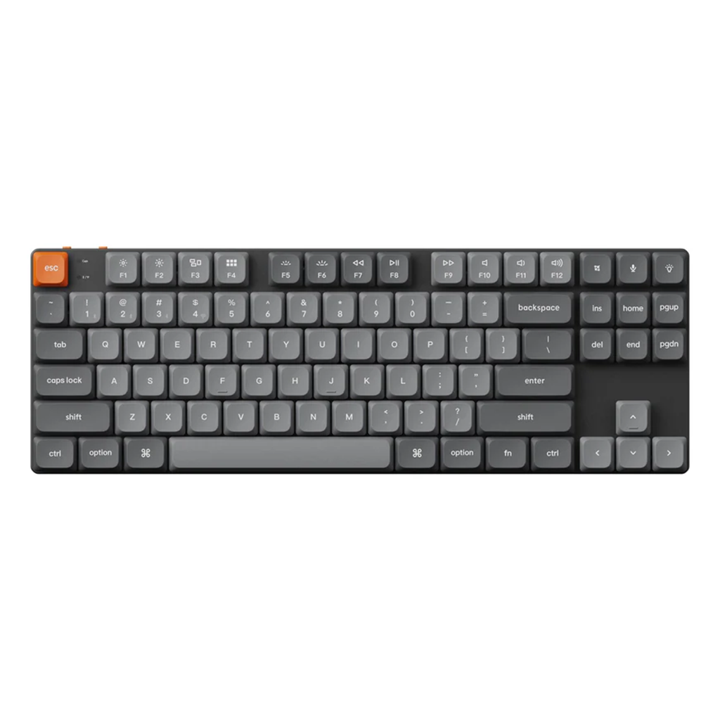 Keychron K1 MAX Low-Profile TKL Mechanical Keyboard - Gateron Brown ...