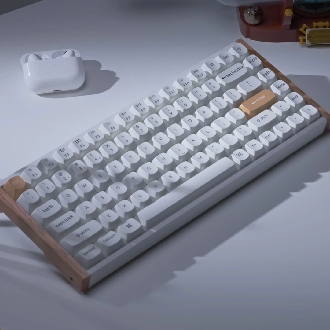 Keychron K2 HE White Wireless Magnetic Switch Custom Keyboard - Special ...