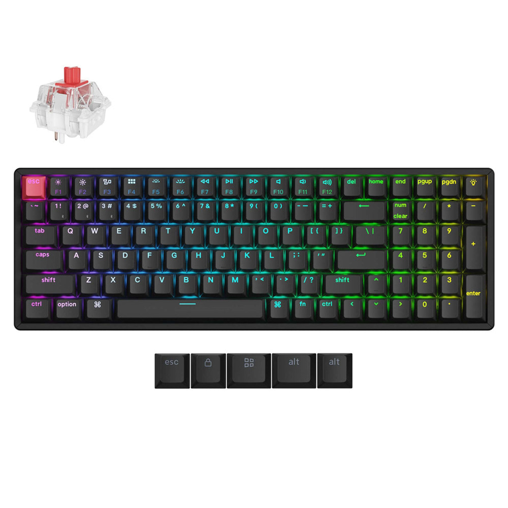 Keychron K4 QMK Wireless Mechanical RGB Alumium Keyboard V3 - Keychron ...