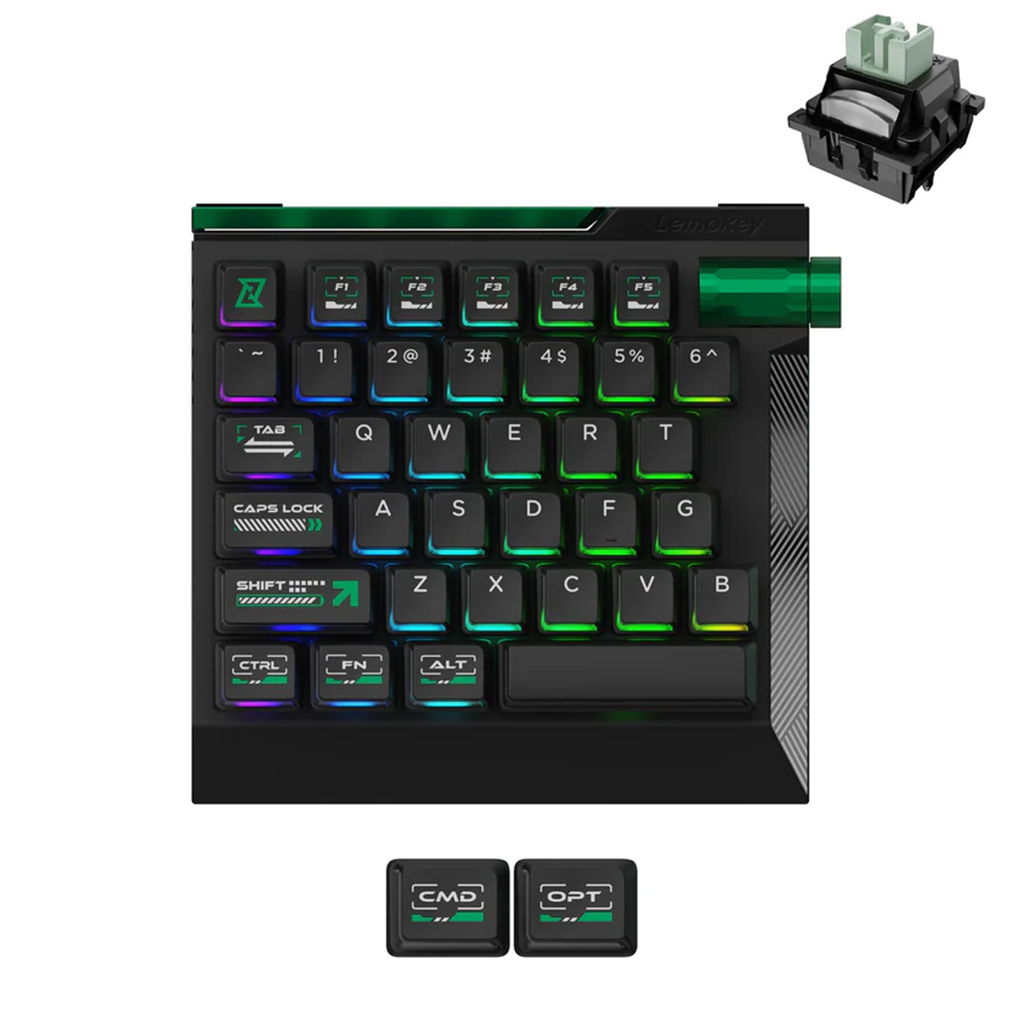 Keychron Lemokey L0 HE One Handed Magnetic Switch Gaming Keyboard ...