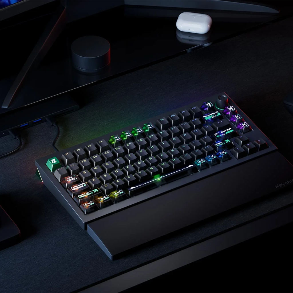 Keychron Lemokey L5 HE Cyber Gaming Keyboard - Lemokey Ultra-Fast Lime ...