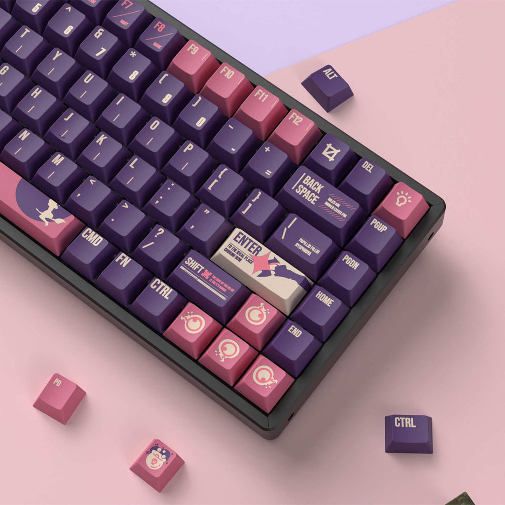 Keychron Cherry Profile Dye-Sub PBT Full Keycap Set - Lunar Witch ...