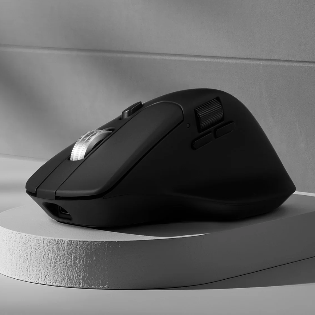 Keychron M6 8K Ergonomic Wireless Optical Mouse - Black - MSKCM6A23 | Mwave