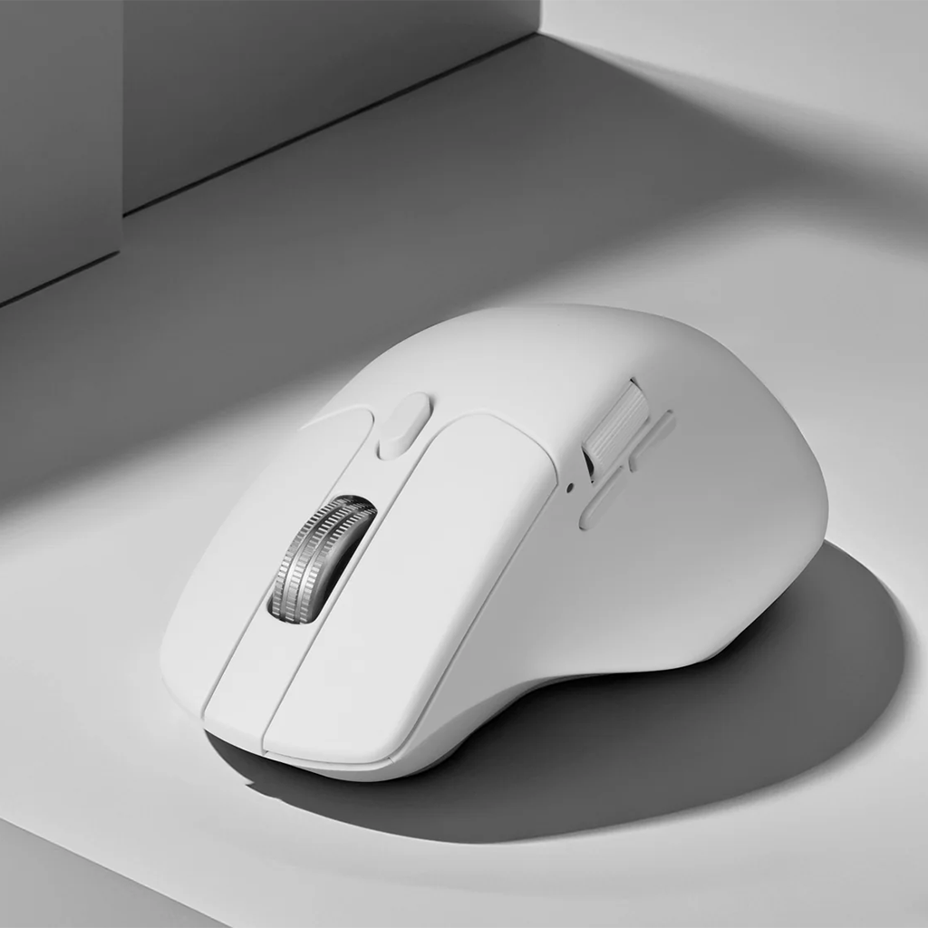 Keychron M6 8K Ergonomic Wireless Optical Mouse - White - MSKCM6A24 | Mwave