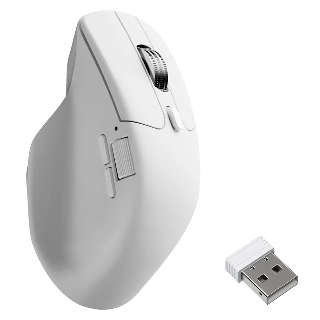 Keychron M6 Wireless Mouse - White - All Silent Micro Switch ...