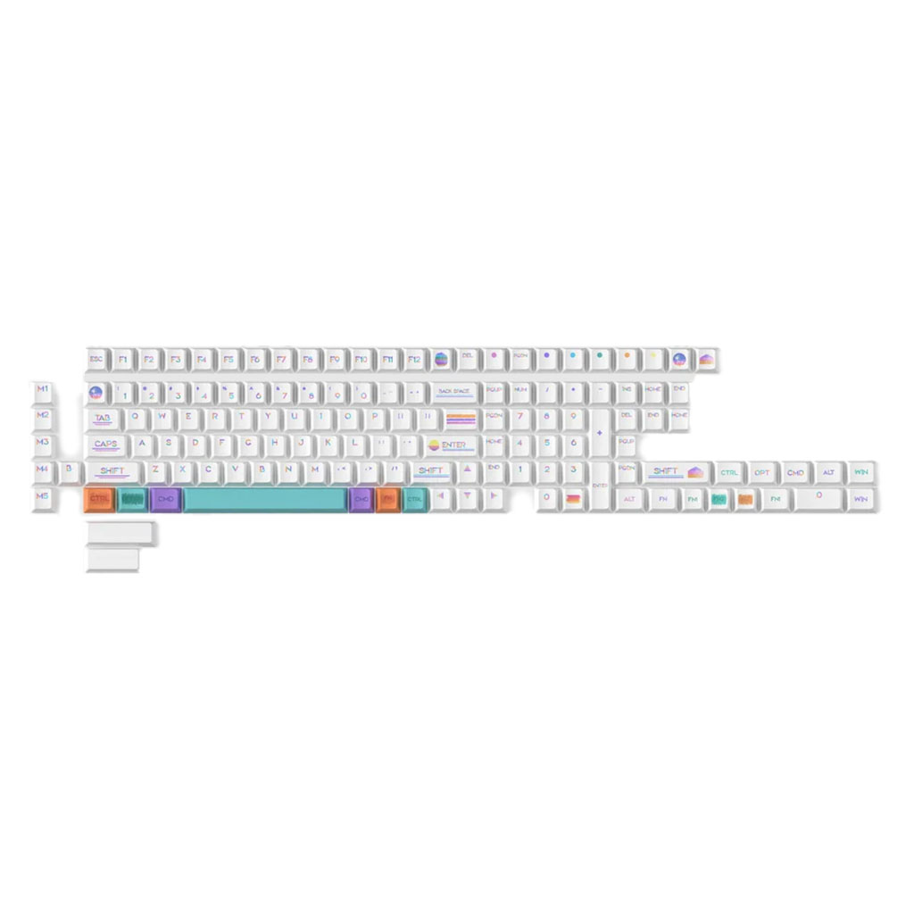 Keychron Pixel Sunset - Cherry Profile Dye-Sub PBT Full Keycap Set ...